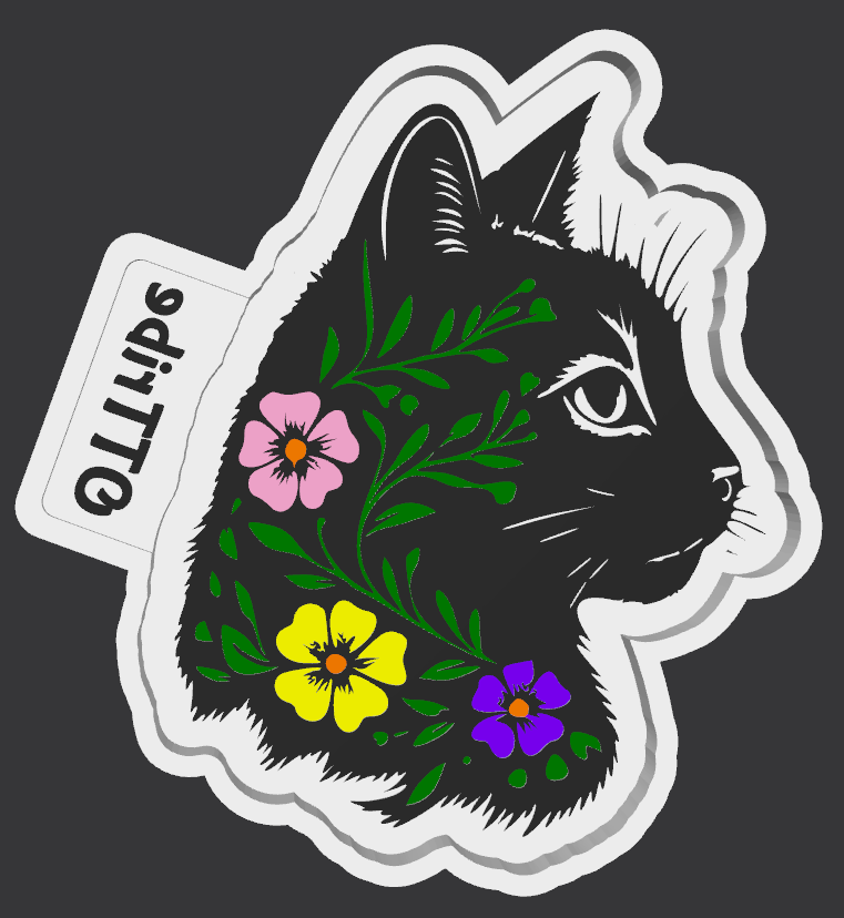 Floral Cat – The Officially Tabatha Tribe